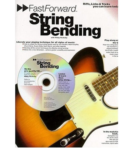 Fast Forward String Bending Book by Rikky Rooksby | Guitar Technique ...