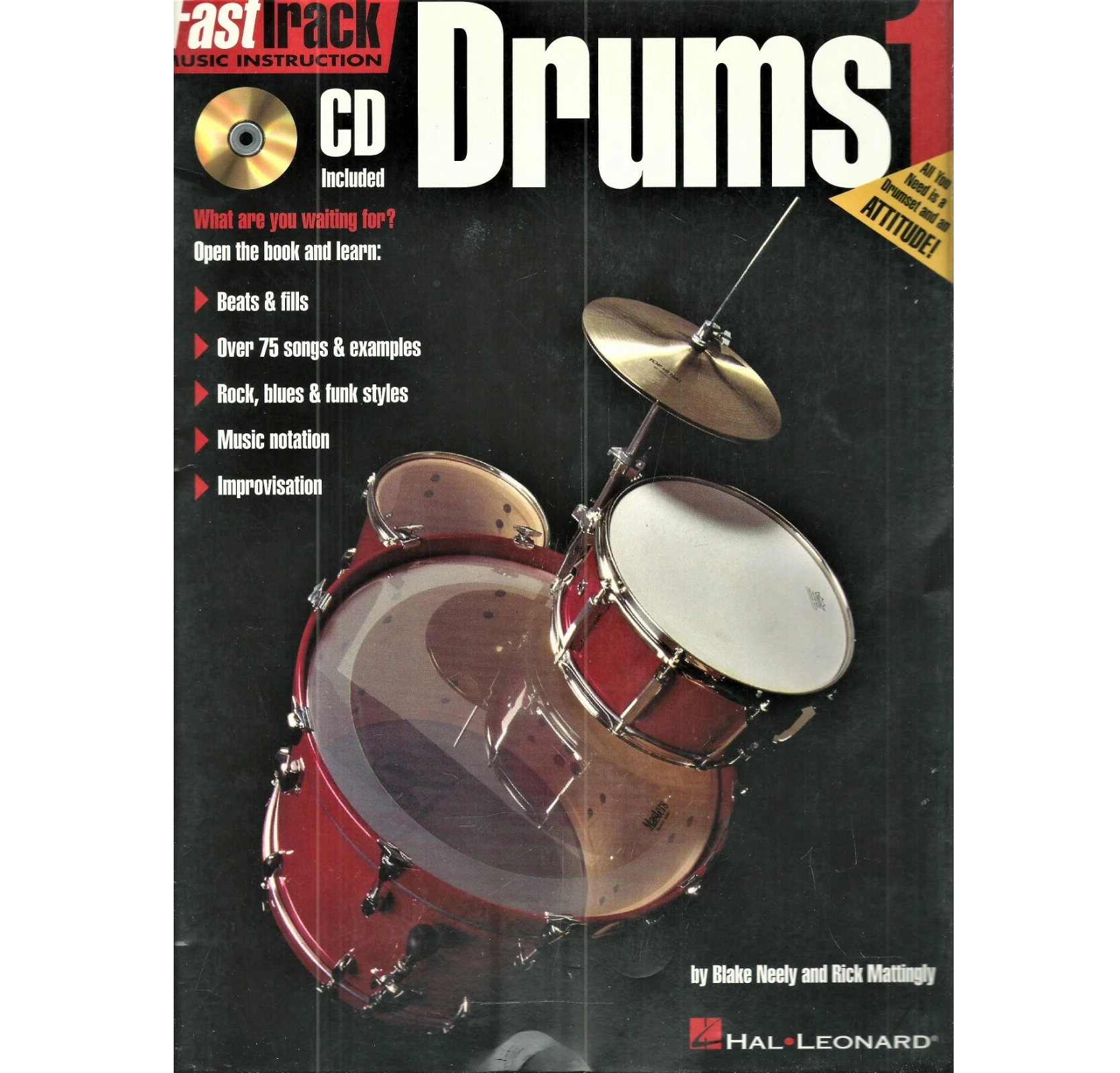 Fast Track Drums Book 1 by Blake Neely | Hal Leonard | Music Bits ...